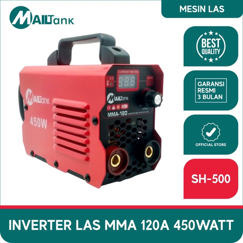 Jual Mailtank SH500 Mesin Las 450 Watt MAILTANK Inverter Welding Machine SH500 Travo Las MMA ...