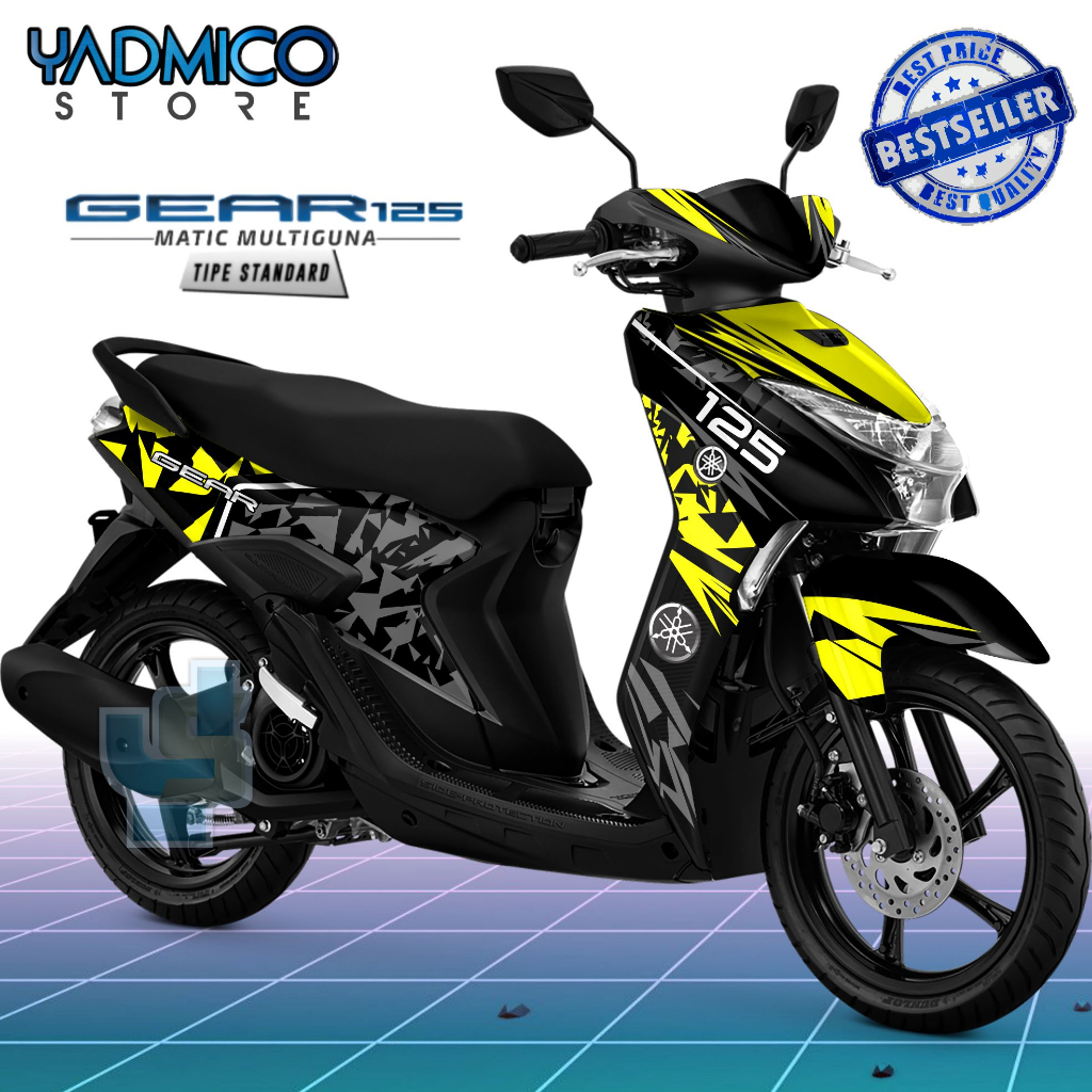 Jual Decal Mio Gear 125 - Stiker Motor Mio Gear Full Body - Decal ...