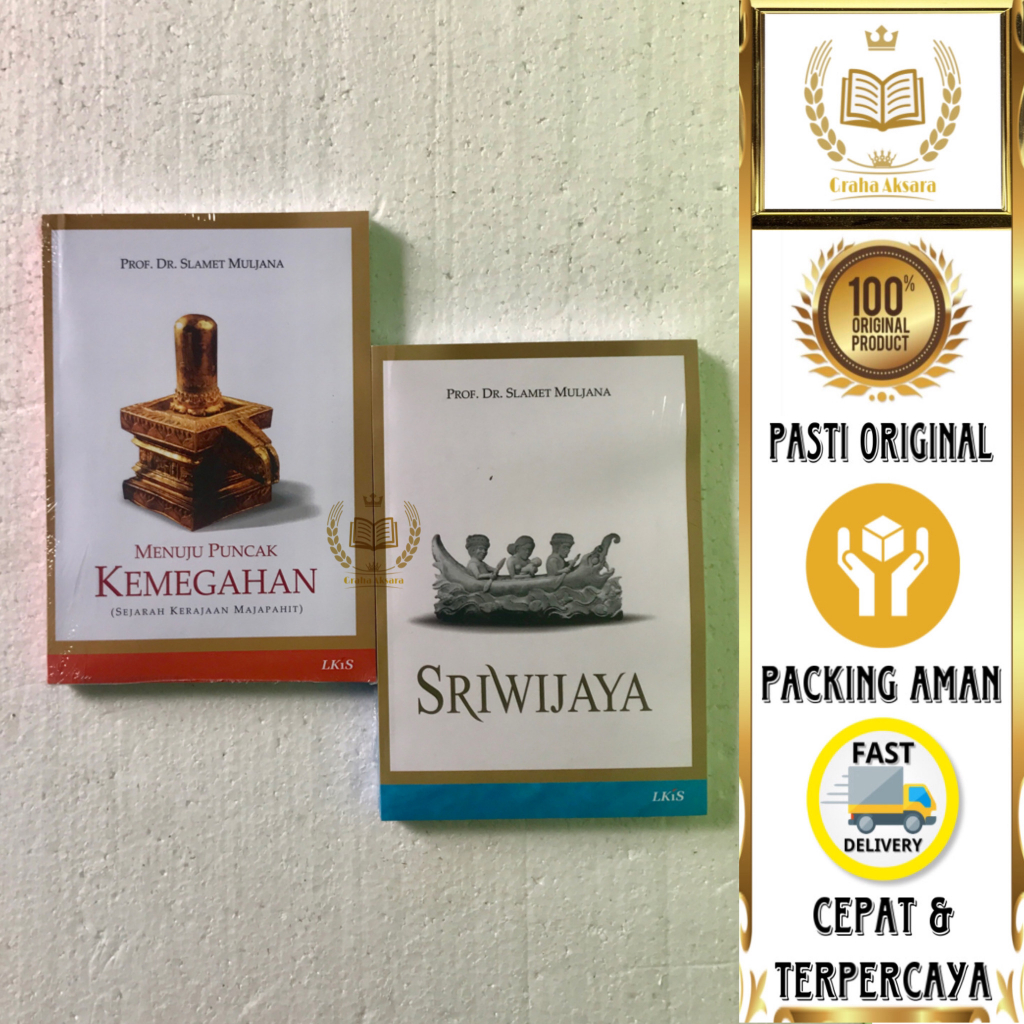 Jual Paket Buku Sejarah Kerajaan Majapahit & Sriwijaya - Prof. Dr. Slamet Muljana | Shopee Indonesia