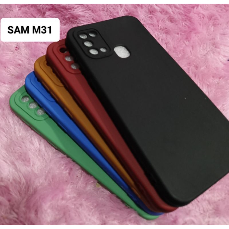 Jual Softcase Casing SAMSUNG M31 Case silikon macaron pro Camera bahan ...
