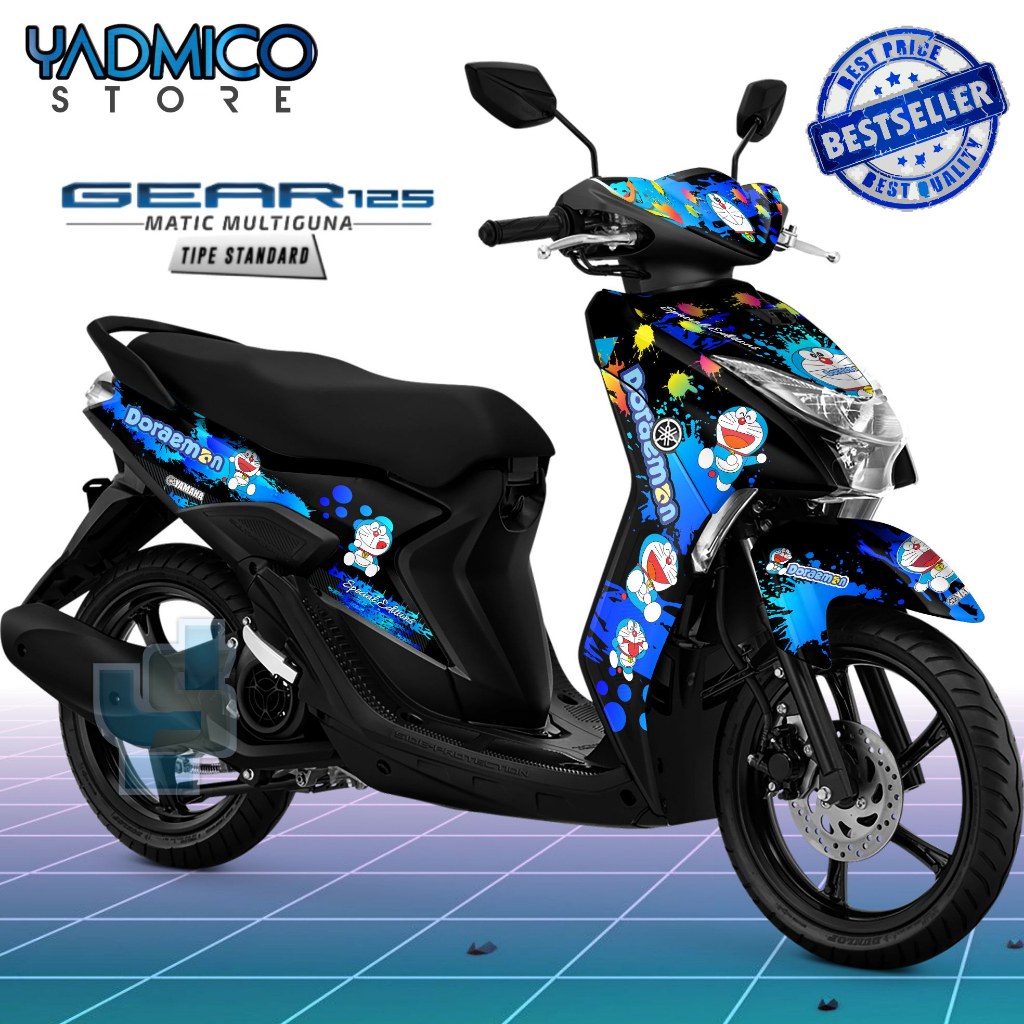 Jual Decal Mio Gear 125 - Stiker Motor Mio Gear Full Body - Decal ...