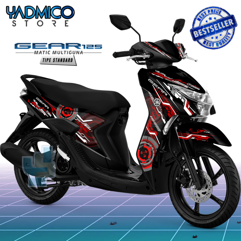 Jual Decal Mio Gear 125 - Stiker Motor Mio Gear Full Body - Decal ...