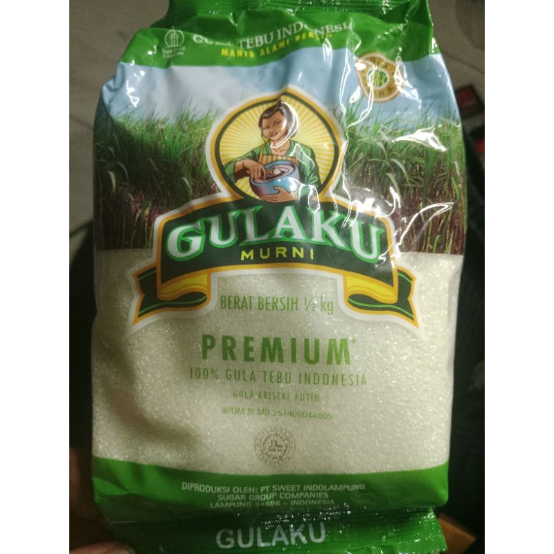 Jual Gula Pasir Gulaku 500gr (1/2 KG) | Shopee Indonesia