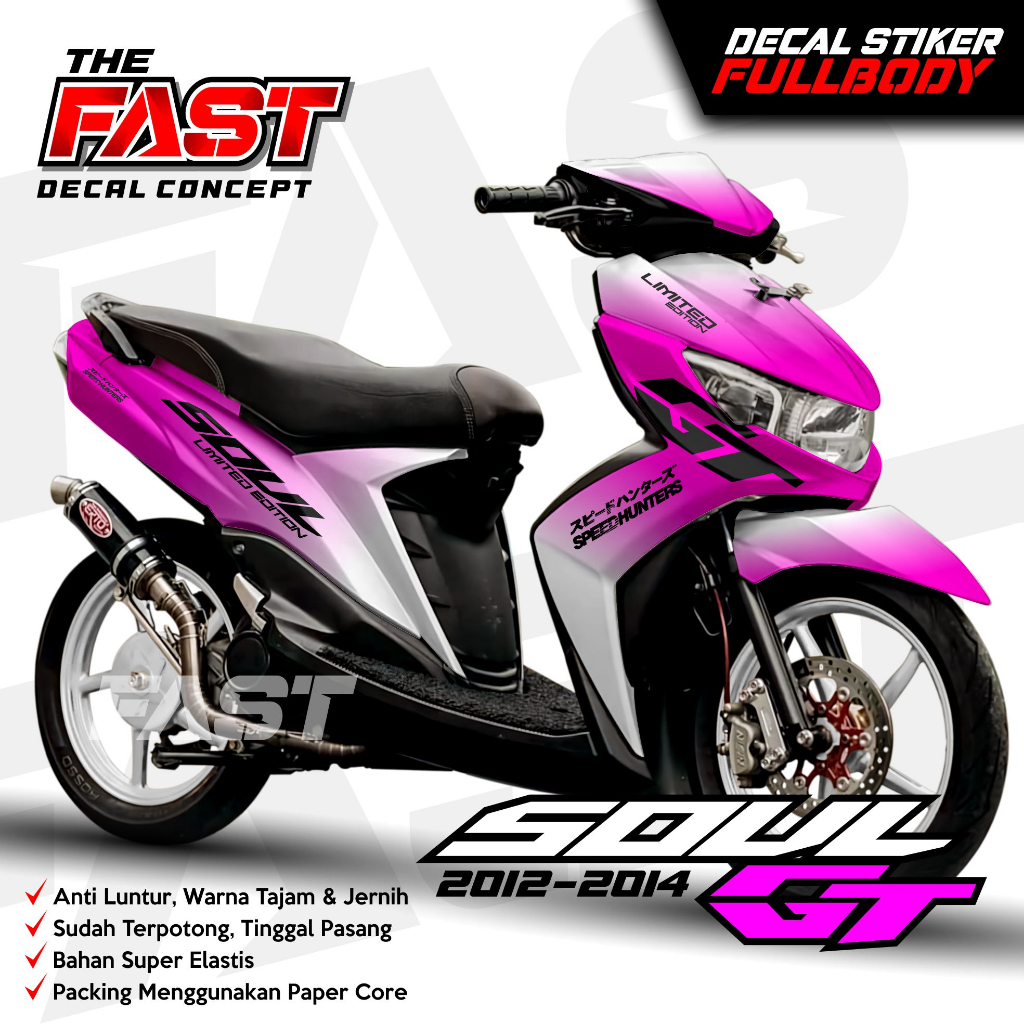 Jual TERBARU Decal Sticker Variasi Fullbody Soul GT 110 - Dekal Stiker ...