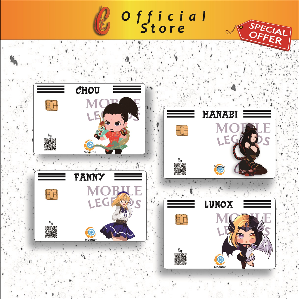 Jual CEO Card Design - SKIN CARD ATM / STICKER ATM MOBILE LEGEND First ...