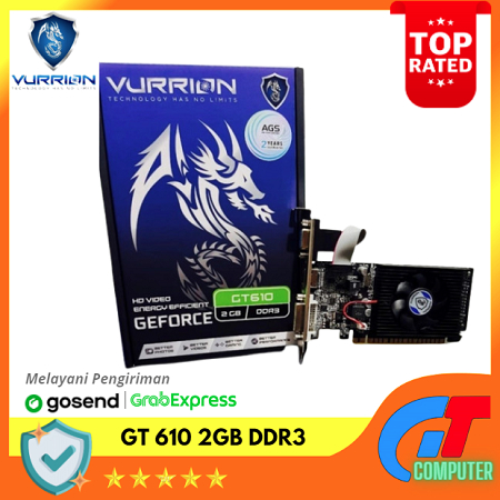 Jual VGA VURRION GT 610 2GB DDR3 64 BIT GARANSI 2 TAHUN | Shopee Indonesia