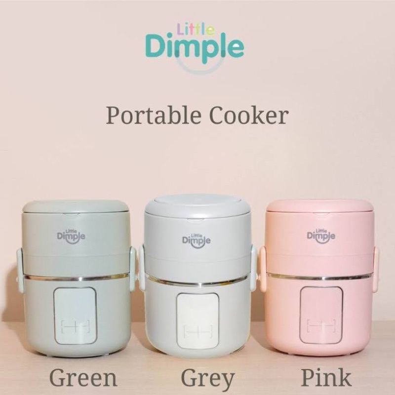 Jual Little Dimple Portable Electric Cooker Grey | Shopee Indonesia