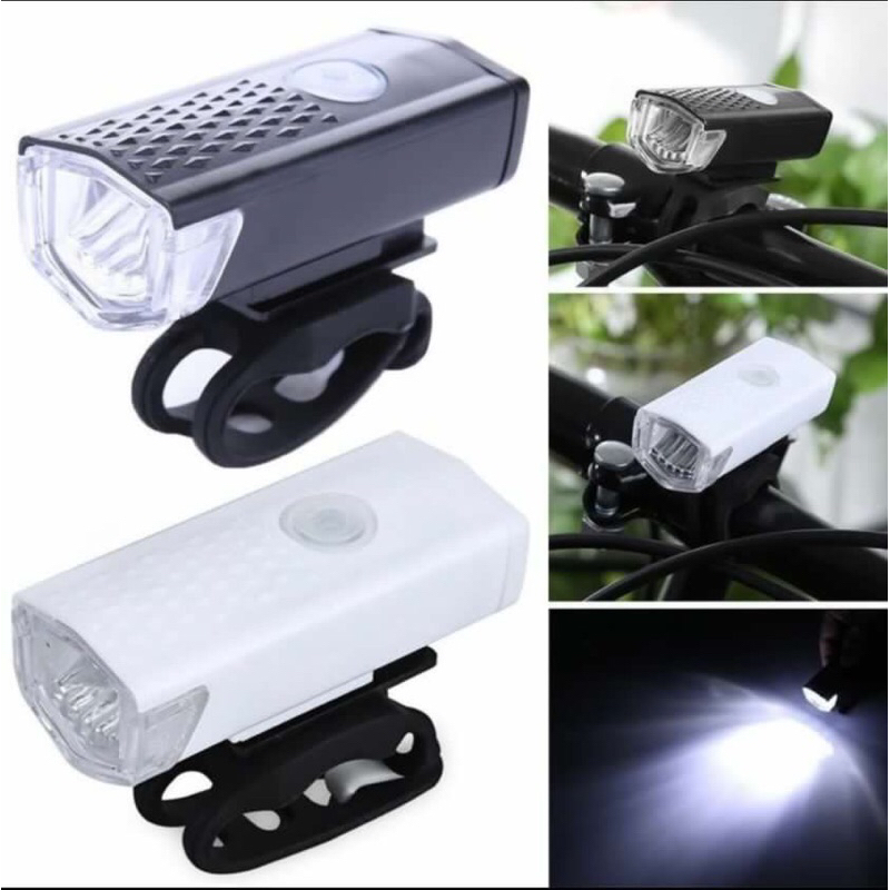 Jual Lampu Depan Sepeda Rechargeable LED Lipat Slim Kedip Roadbike MTB ...