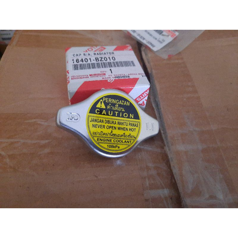 Jual tutup cap radiator atas avanza xenia rush terios 16401-BZ010 ori ...