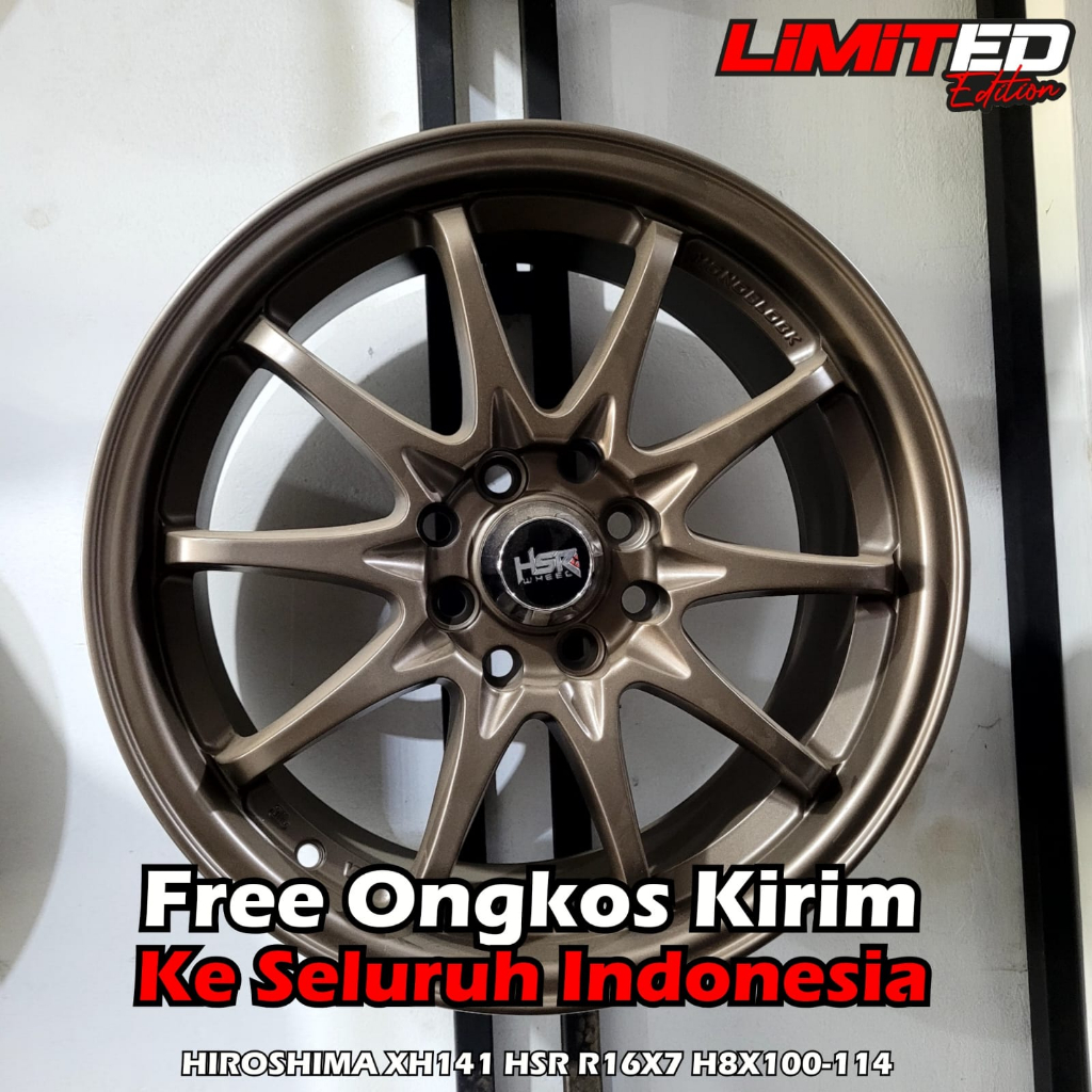 Jual VELG HSR HONDA MOBILIO PALEMBANG TYPE HIROSHIMA R16 PCD 4X100/114 ...