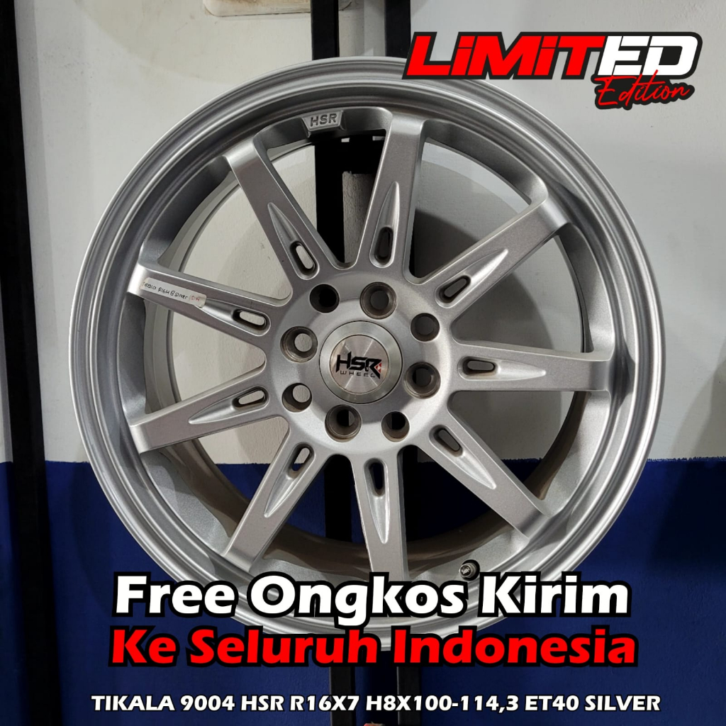Jual VELG HSR YARIS LELE MURAH PALEMBANG TYPE TIKALA R16 PCD 4X100/114 ...