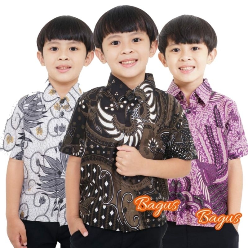 Jual Kemeja Batik Anak - Batik Anak - Baju Batik Anak Laki Laki Umur 2 ...