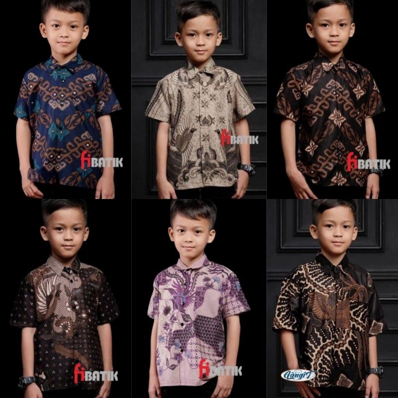 Jual Kemeja Batik Anak - Batik Anak - Baju Batik Anak Laki Laki Umur 2 ...
