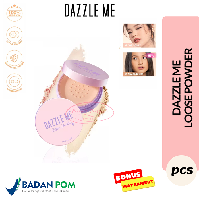 Jual DAZZLE ME Always Setting Loose Powder BPOM | Super Soft Smooth ...