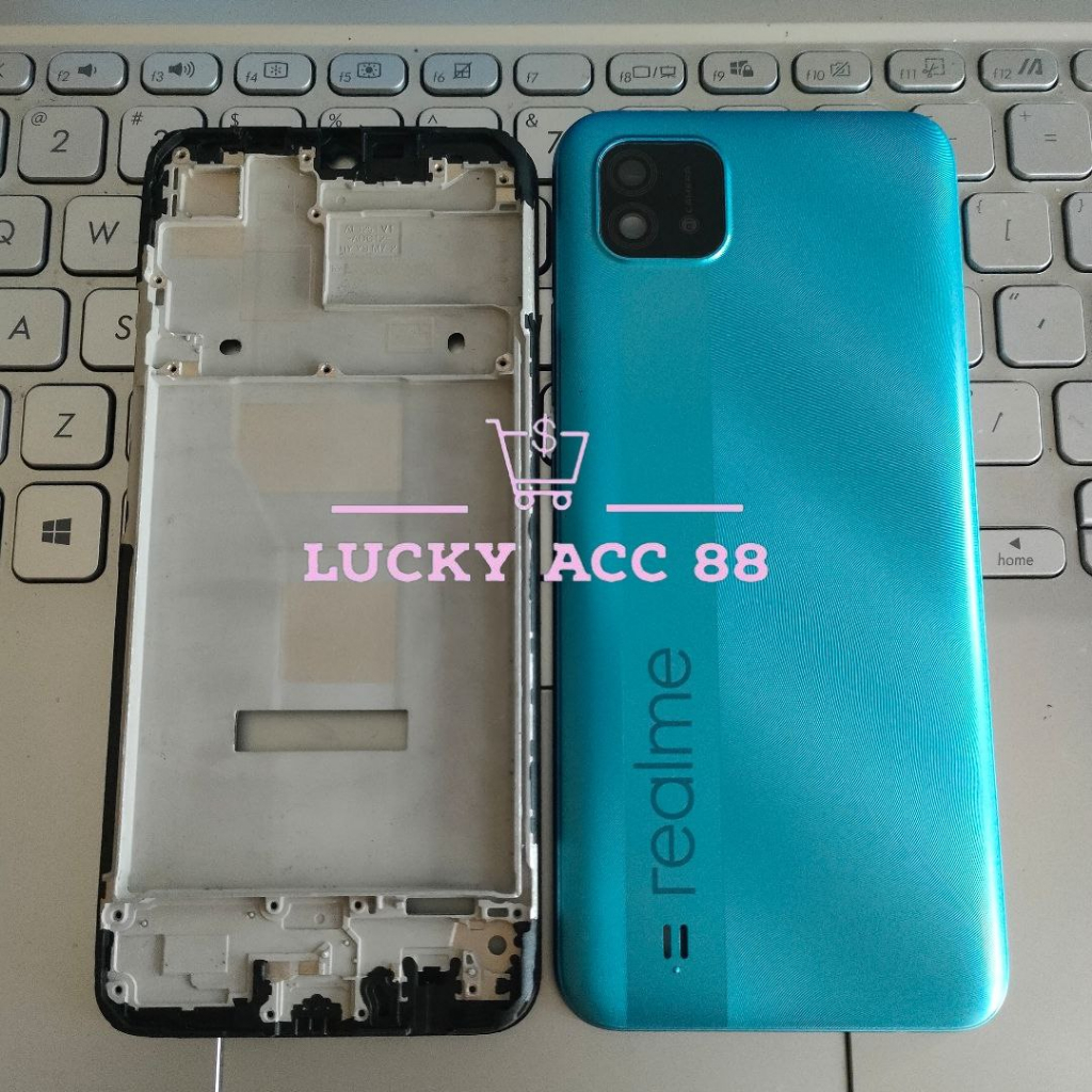 Jual REALME RMX3231 - Backdoor Tutup Belakang + Fraeme Lcd Realme C11 2021 Casing Kesing Bekdor ...