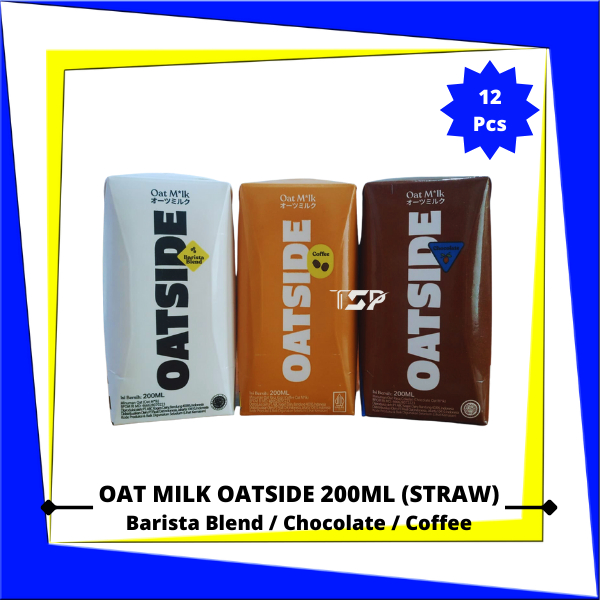 Jual Oat Milk Oatside (Straw) Varian Rasa 200ml x 12 pcs | Shopee Indonesia