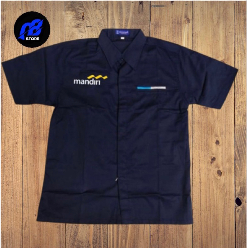 Jual KEMEJA PDH MANDIRI BAJU BANK MANDIRI NAVY | Shopee Indonesia