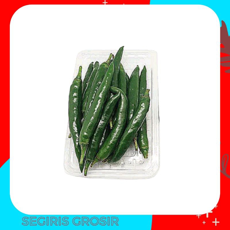 Jual Cabe hijau ijo besar segar 250 Gr | Shopee Indonesia