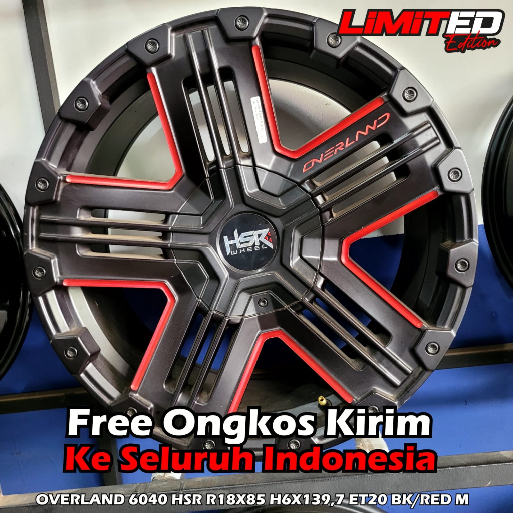 Jual VELG HSR MITSUBISHI TRITON MURAH PALEMBANG TYPE OVERLAND R18 PCD ...