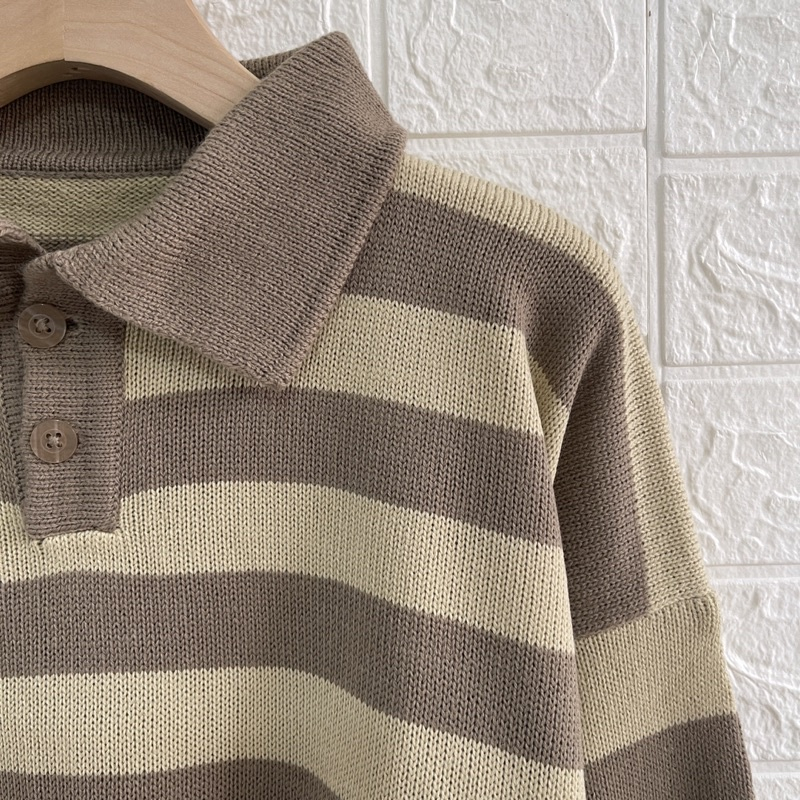 Jual SWEATER RAJUT POLO WANITA CROP BLASTER/ATASAN RAJUT WANITA KERAH ...