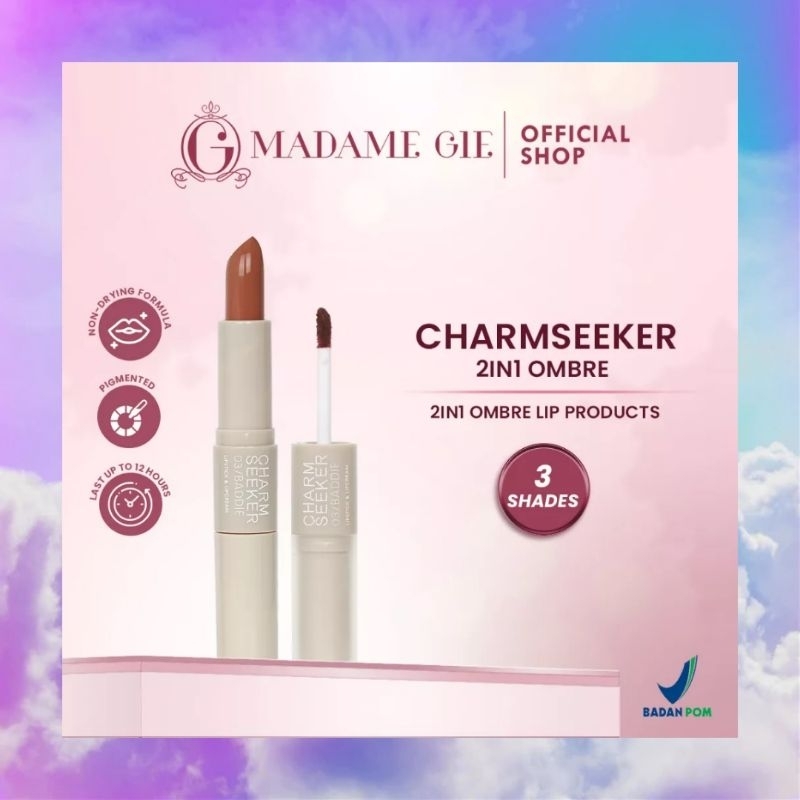 Jual Madame gie charmseeker 2in1 ombre - make up soft matte finish 3 ...