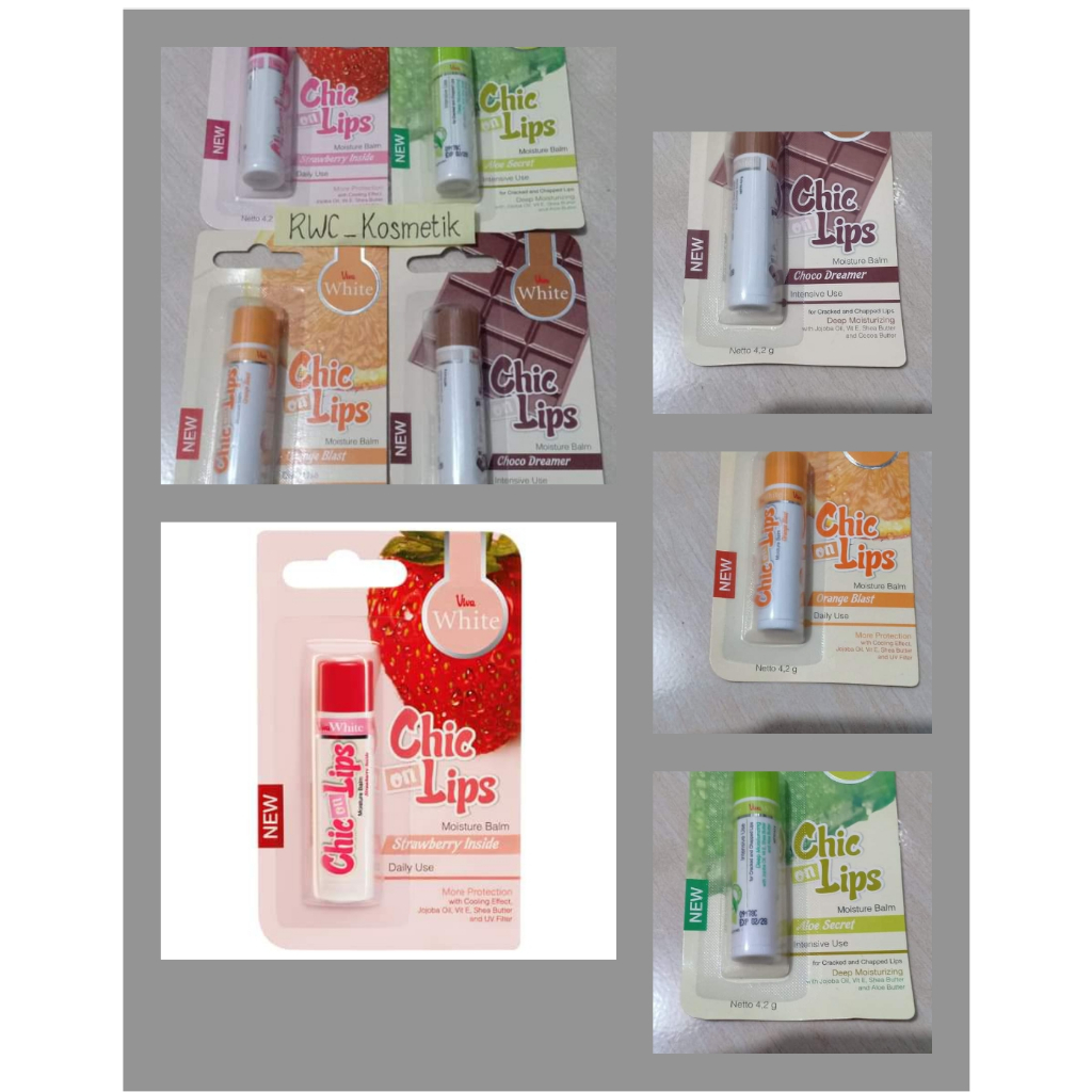 Jual Viva Chic On Lips | Lip Balm | Lip Moist | Lips Moisture Balm ...
