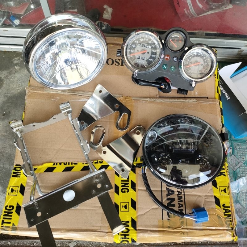 Jual lampu ninja ss set spido + breket import kualitas original. pnp ...