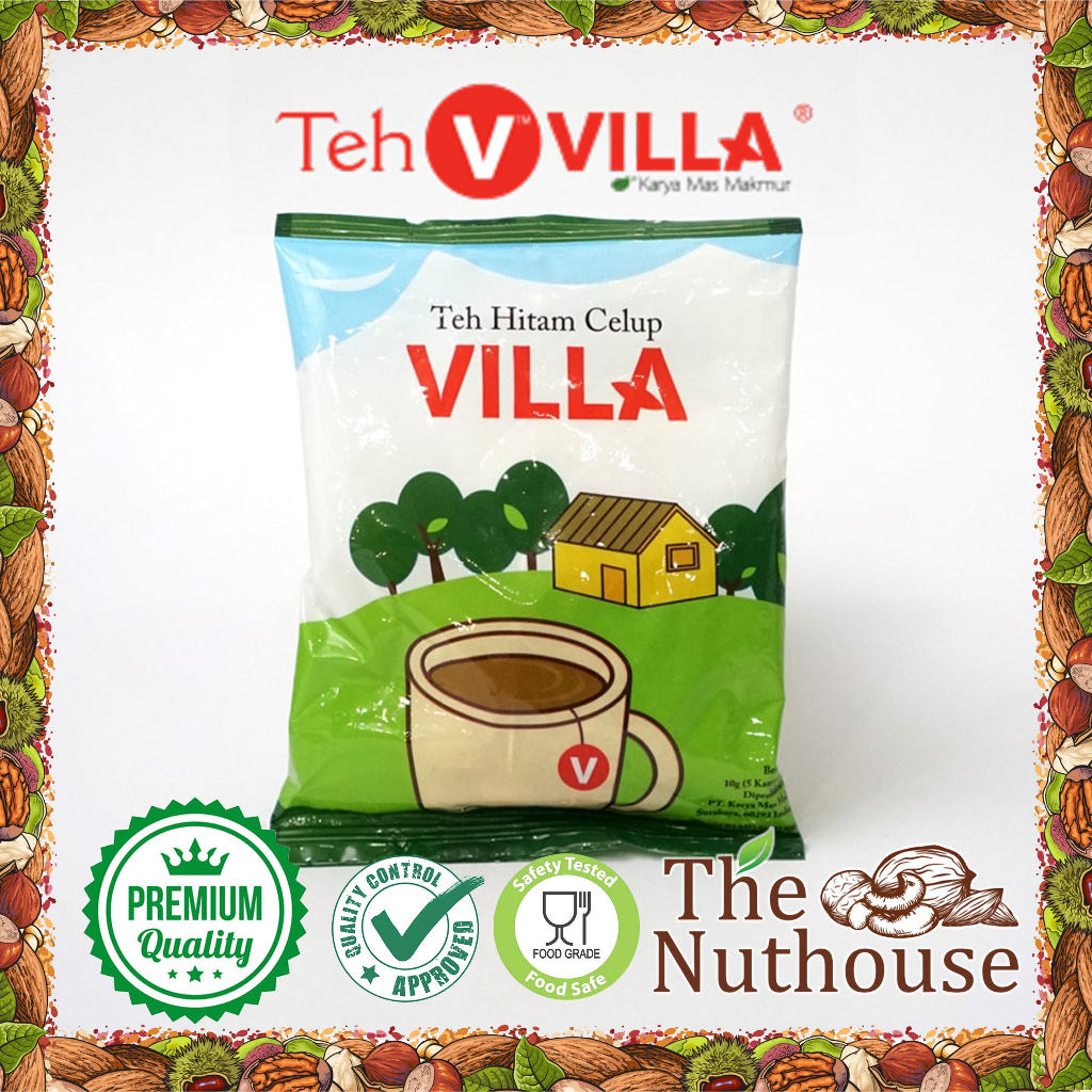 Jual Teh Villa - 5 Sachet Black Tea Bag / Teh Hitam Celup 5 Kantong ...