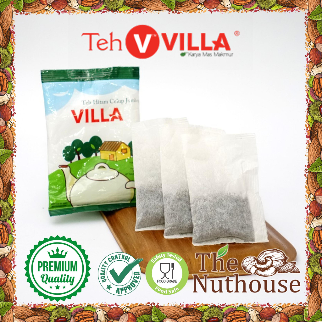 Jual Teh Villa - Black Tea 3 Jumbo Sachet / Teh Hitam Celup 3 Kantong ...