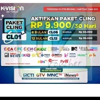 Jual Paket k-vision Paket Cling MNC 30 Hari | Shopee Indonesia