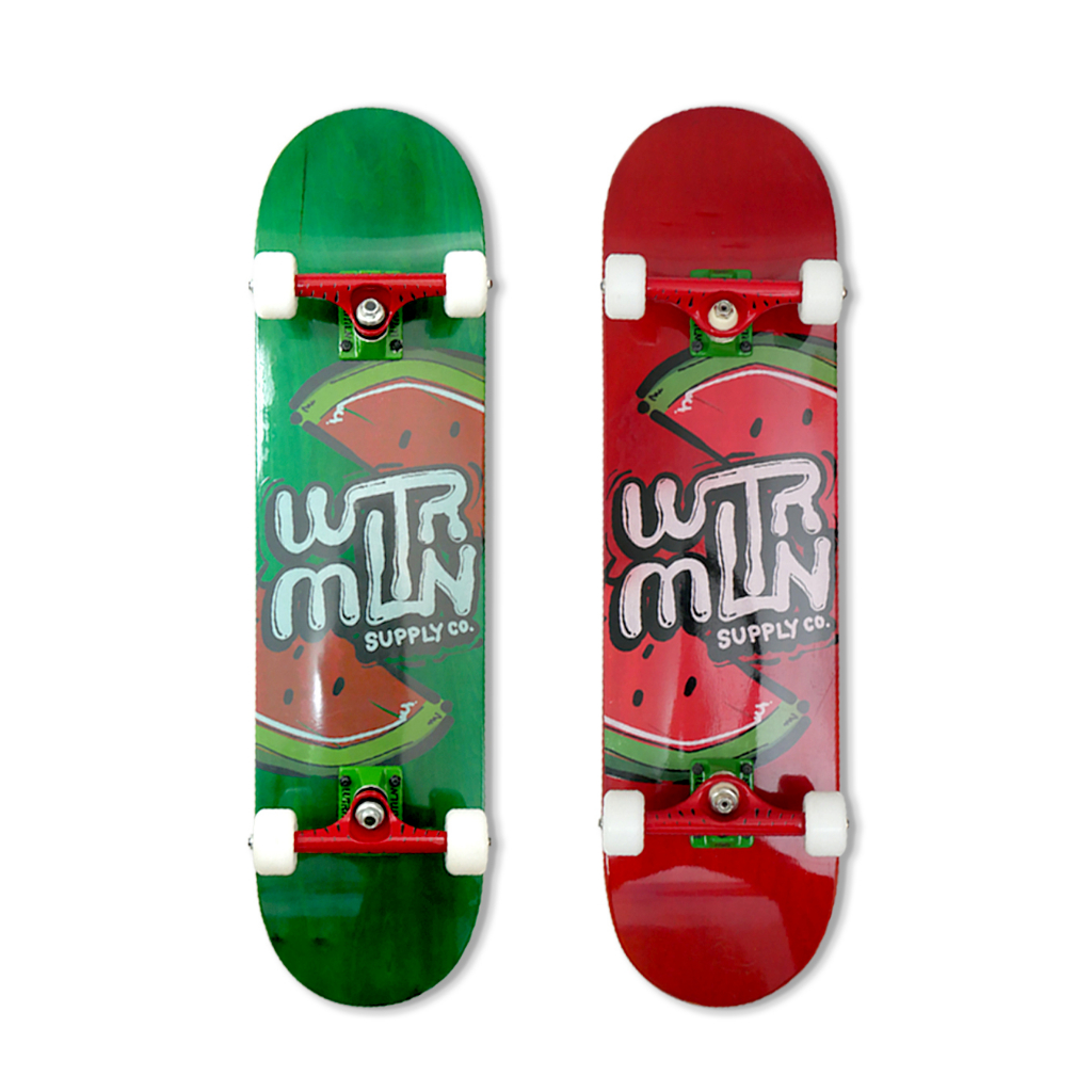 Jual Watermelon Skate Co Split Melon Skateboard Fullset with Print ...
