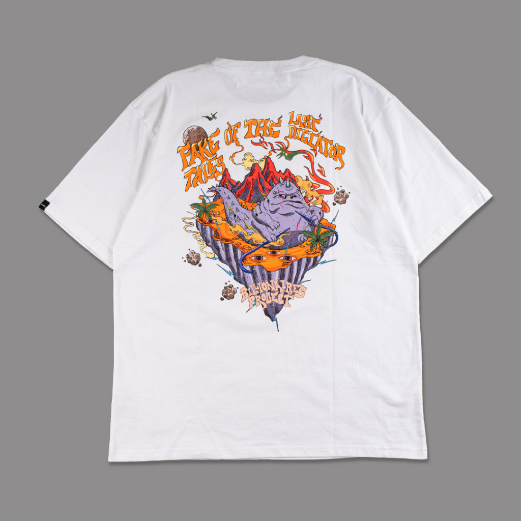 Jual BILLIONAIRES PROJECT T-SHIRT - LAST DICTATOR WHITE | Shopee Indonesia
