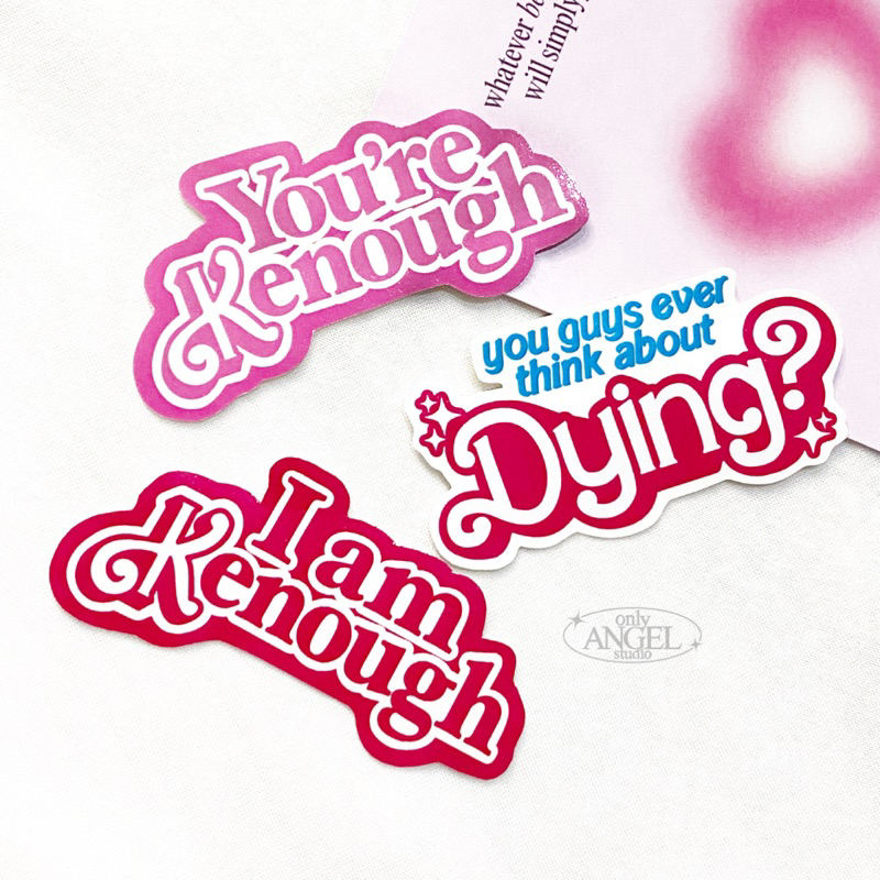 Jual STICKER KENOUGH | Barbie Inspired | Only Angel Studio | Shopee ...