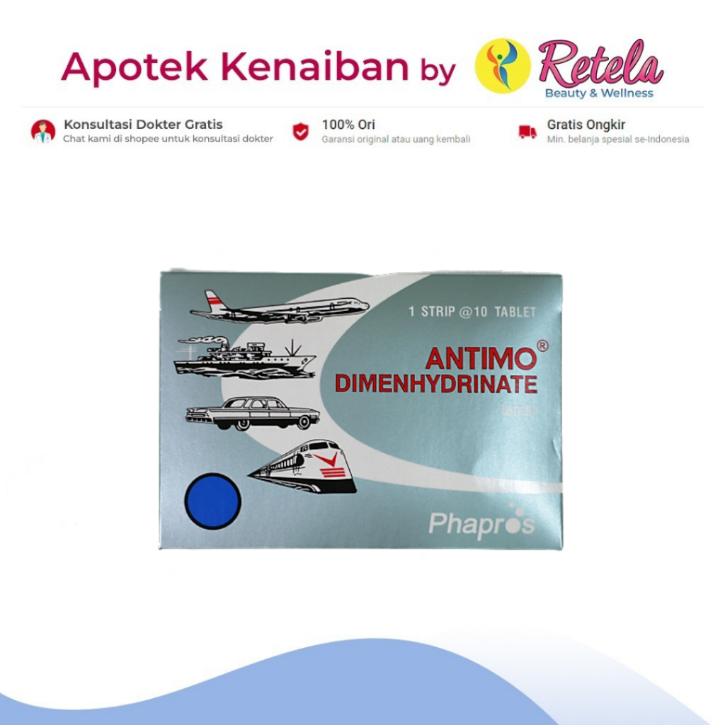 Jual ANTIMO 1 STRIP 10 TABLET | Shopee Indonesia