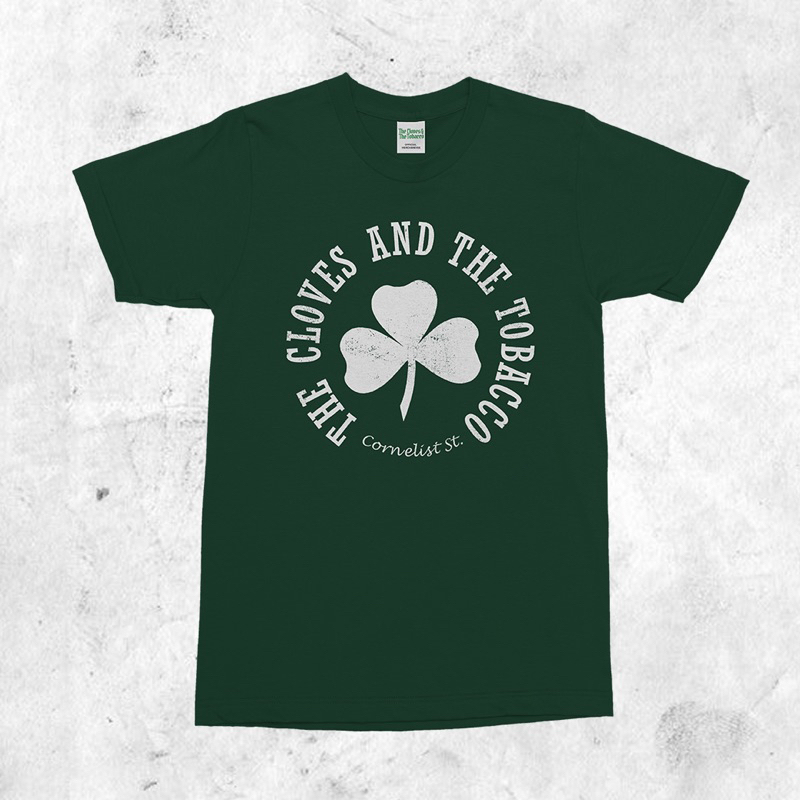 Jual The Cloves And The Tobacco 'Classic Shamrock' T-Shirt Kaos Band in ...