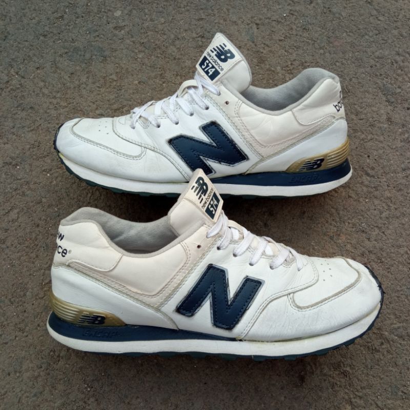 Jual Sepatu Second Original New Balance NB 574 Kulit | Shopee Indonesia