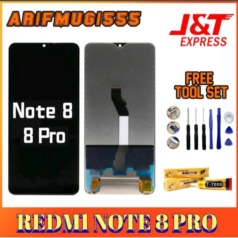 Jual LCD Touchscreen Xiaomi Redmi Note 8 Pro Free Tools Lem Fullset ...