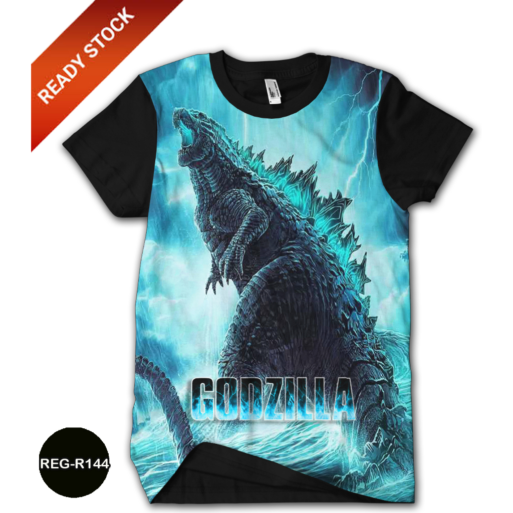 Jual Kaos Godzilla Baju Anak Anime Godzilla 3D #REG-R144 | Shopee Indonesia