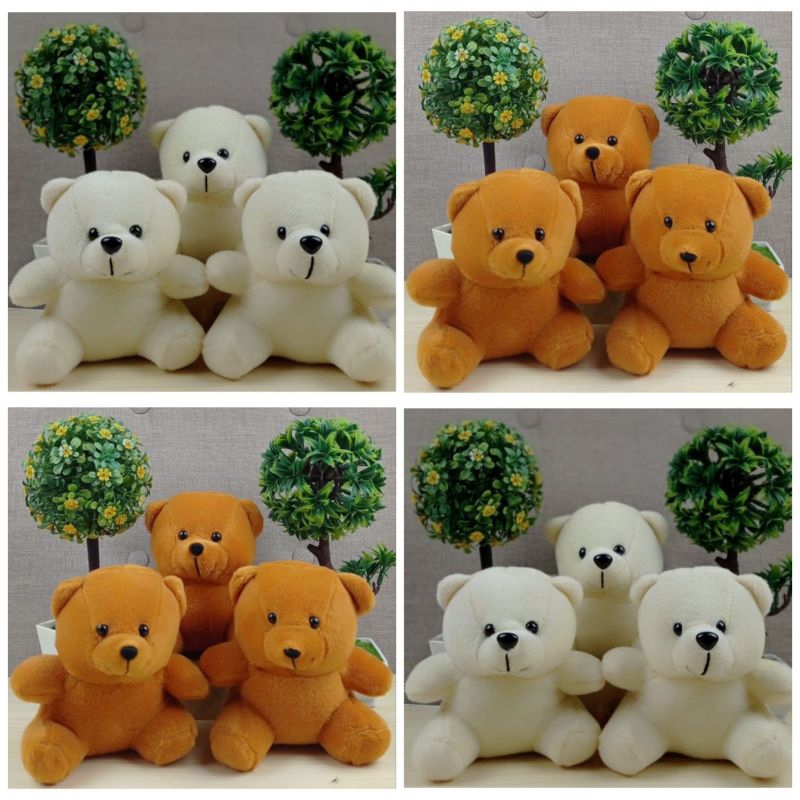 Jual BONEKA KRAKTER MINI TEDY BEAR 14/15CM | Shopee Indonesia