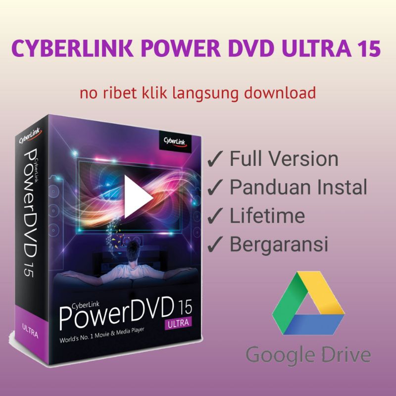 Jual Cyberlink Power DVD Ultra 15 Full Version | Shopee Indonesia