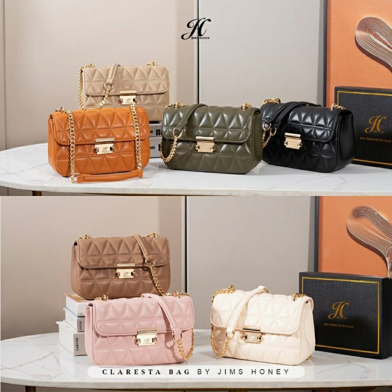 Jual claresta bag jimshoney free box | Shopee Indonesia