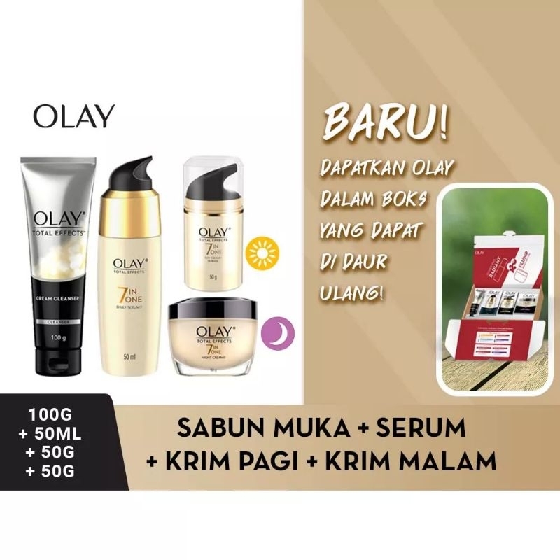 Jual Olay Total Effects Special Eco-Pack Edition - Set Lengkap Anti ...