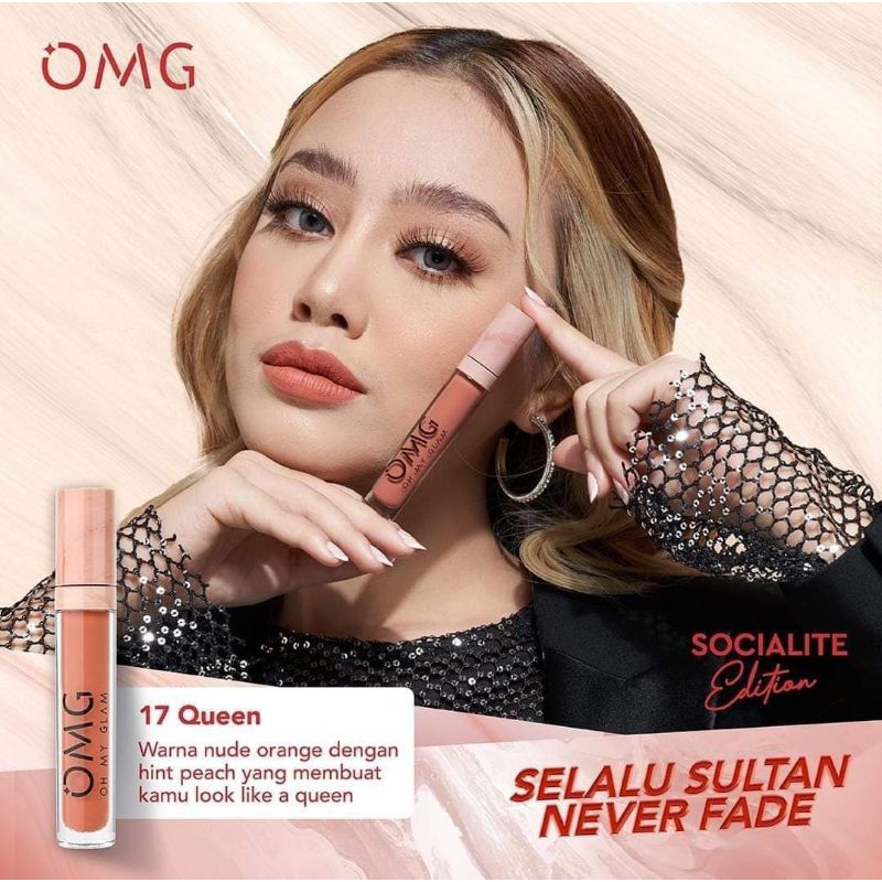 Jual NEW SHADE OMG Oh My Glam Lipcream OMG matte kiss lipcream | Shopee ...