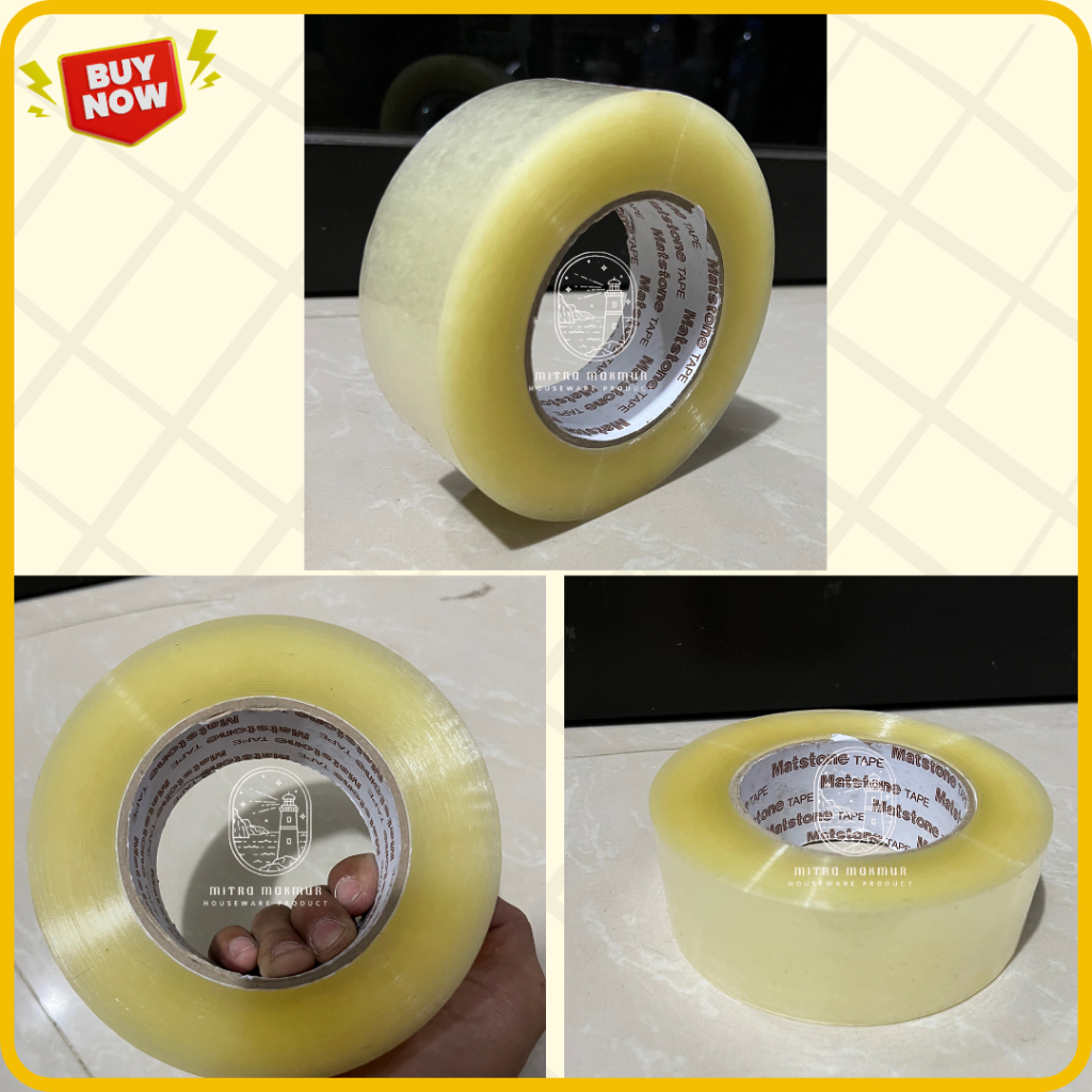 Jual SALE!! LAKBAN BENING JUMBO 300 YARD LAKBAN MURAH TEBAL LAKBAN ...