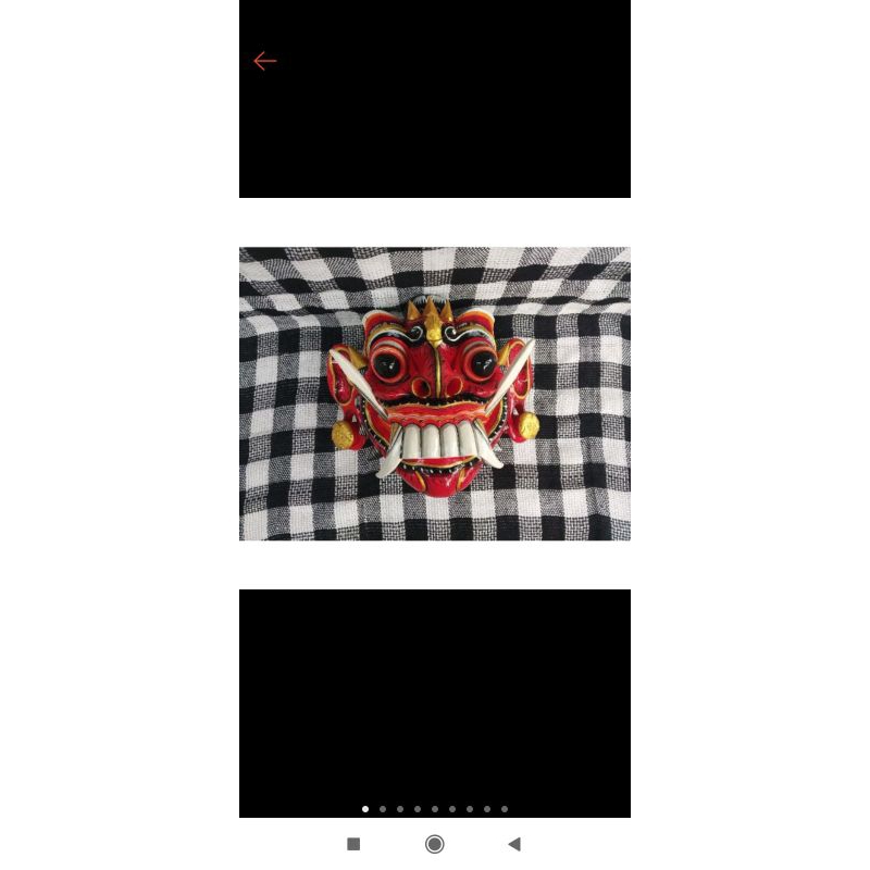 Jual tapel topeng rangda leak halus khas bali variasi subeng terbuat ...