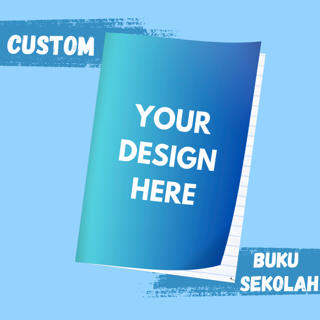 Jual CUSTOM COVER BUKU TULIS SEKOLAH JILID HEKTER TENGAH | Shopee Indonesia