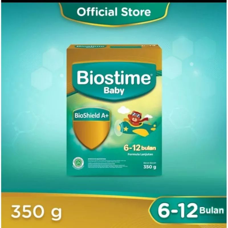 Jual BIOSTIME BABY 350g 6-12 BULAN . MOHON BACA DESKRIPSI | Shopee ...