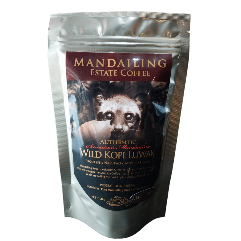 Jual Wild Kopi Luwak Pure 100gr Whole Bean | Shopee Indonesia