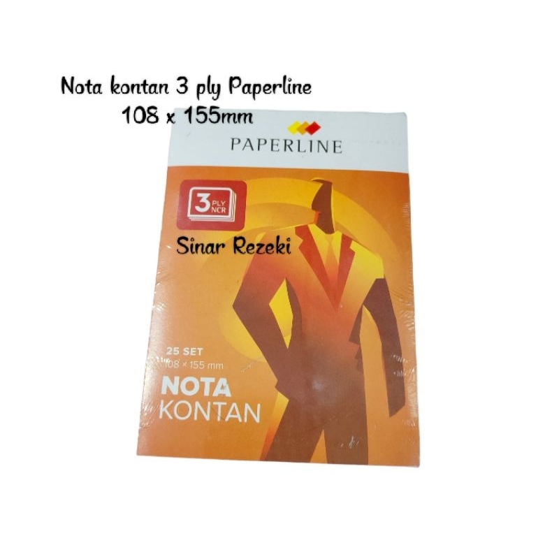 Jual 1 buah!!3 ply kecil/nota kontan rangkap 3 paperline/nota kontan 3 ...