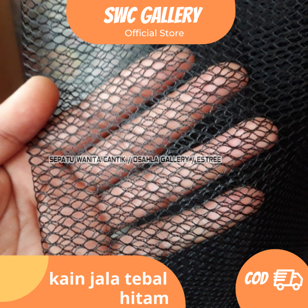 Jual Bahan Jala Tebal Kaku Kain Jaring Lapisan 100 x 150 cm Meteran ...